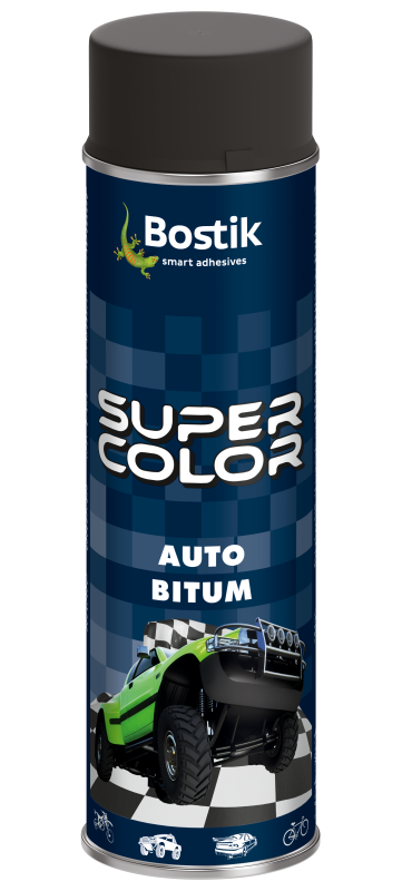 Bitumena krāsa aerosolā | Super Color Auto Bitum | BOSTIK